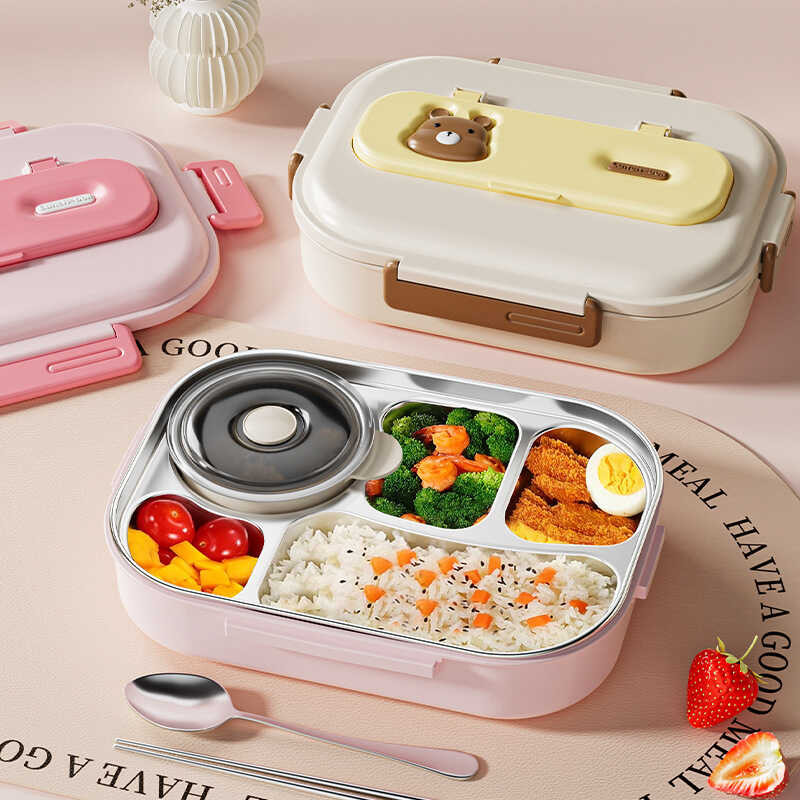 304 Stainless Steel Insulated Lunch Box Children Primary School ...