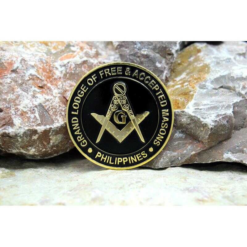 Philippines Masonic Metal Emblem Car Hood Decal Body Sticker Gold ...