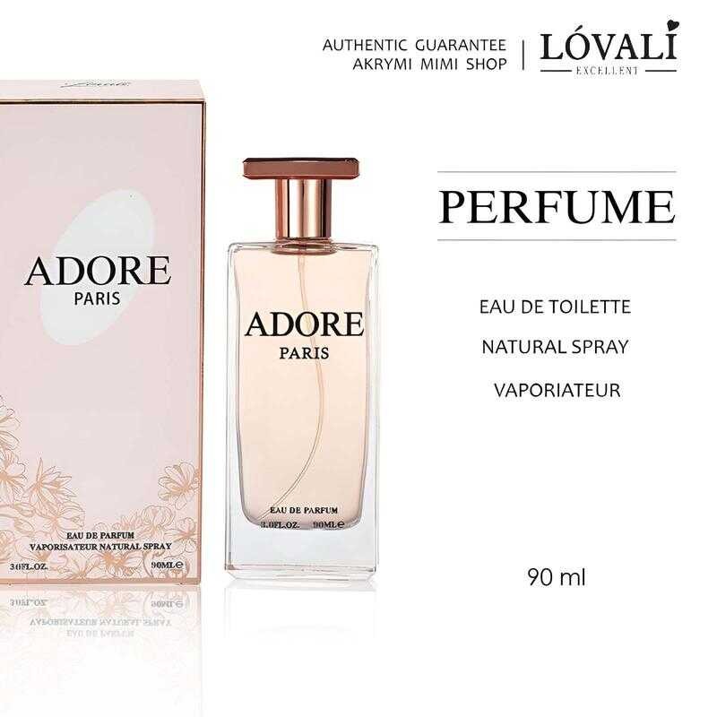 Fdc LOVALI | ADORE PARIS PERFUME FOR WOMEN 90Ml Scented Scent | Shopee ...