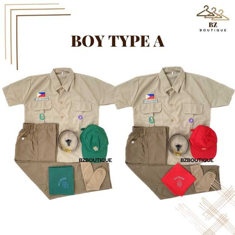 Eff (New) Boy Scout Uniform Type A Complete Set For Boys | BZ Boutique ...