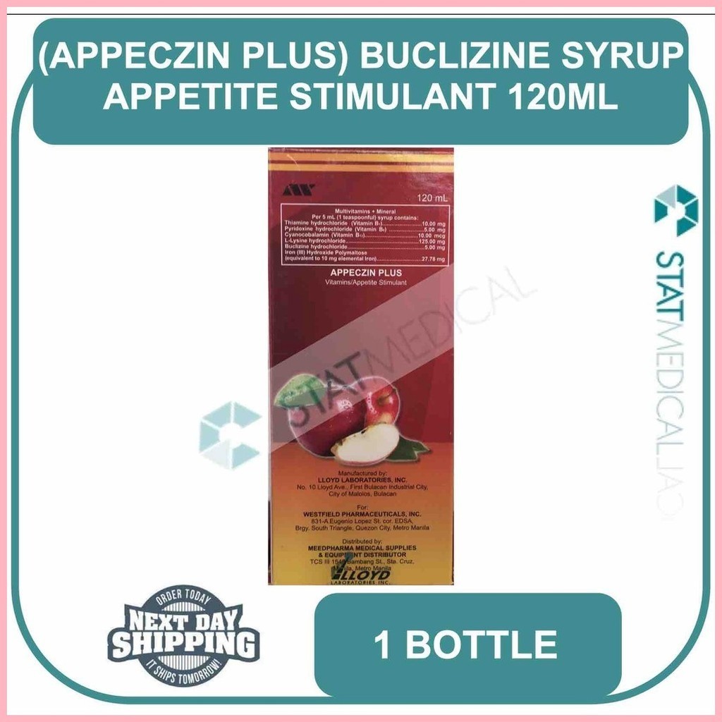 APPECZIN PLUS / IROPLUS 120mL & 60mL Syrup Vitamin B-Complex + iron ...