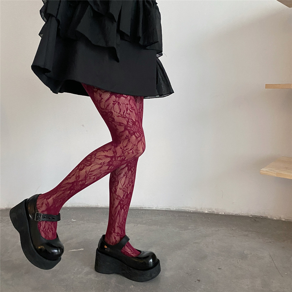 Punk Style Fishnet Pantyhose Sweet Girl Tights Thigh High Stockings ...