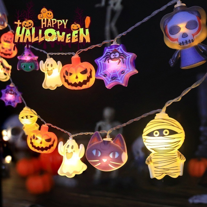 1.5M Halloween Light Strings - Festival Decorative Lantern String - LED ...