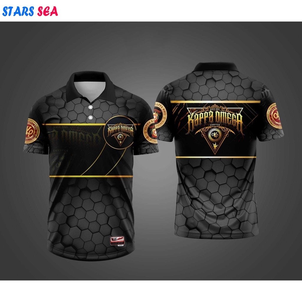 AKP Polo Shirt Anniversary 1973 Alpha Kappa Rho Full Sublimation Frat ...
