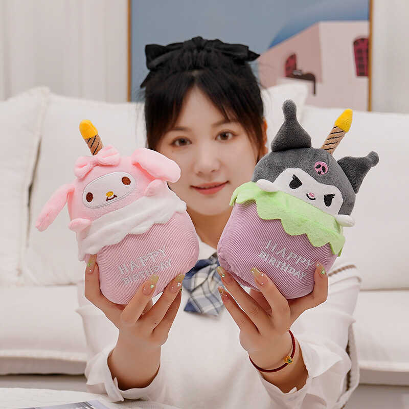 Kawaii Sanrio Cinnamoroll Birthday Cake Toys Cartoon Kuromi My Melody ...