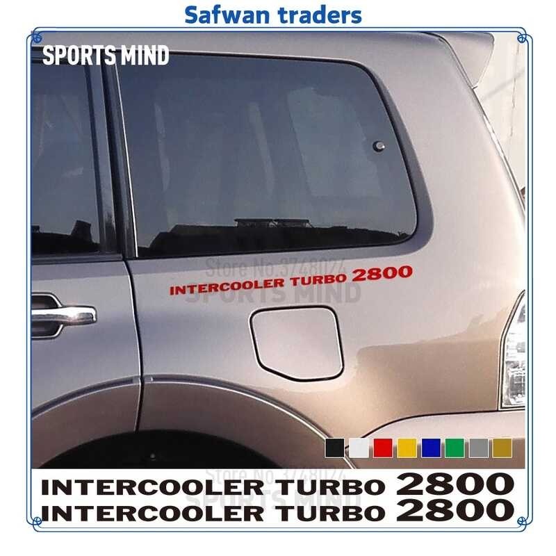 Safwan Traders 2 X Intercooler Turbo 2800 Sticker Decal Automobiles Car ...