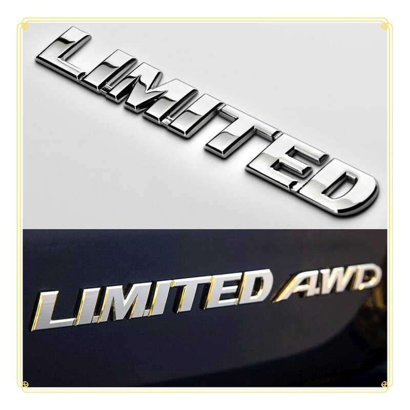 Huion-Mall Sier 3D Metal Car Emblem Badge Decal Para Sa Highlander Tail ...