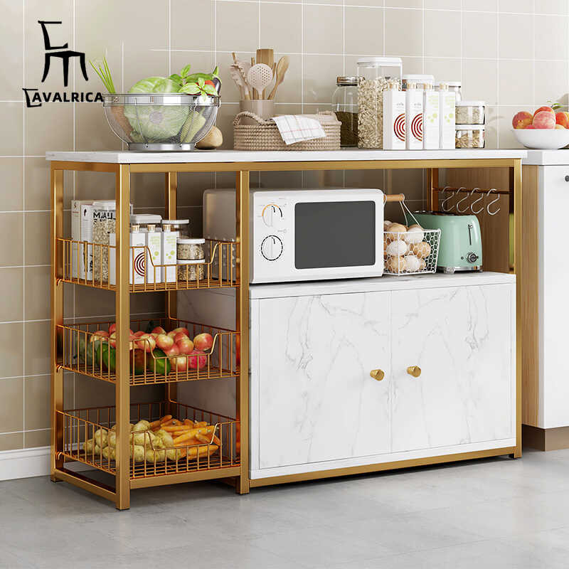 Dinner CAVALRICA Side Kusina Rack Na May Pinto Storage Bahay ...
