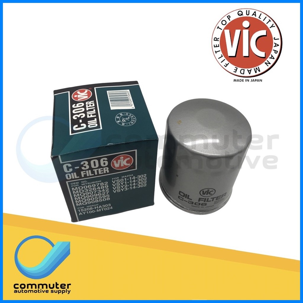 C-306] VIC Oil Filter Mitsubishi L300, Mitsubishi Adventure, Mitsubishi ...