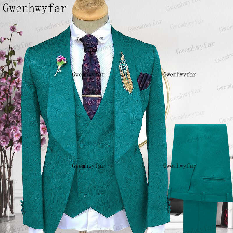 Gwenhwyfar T058 2023 Latest Tuxedo Navy Blue Fashion Outfit (Blazer ...