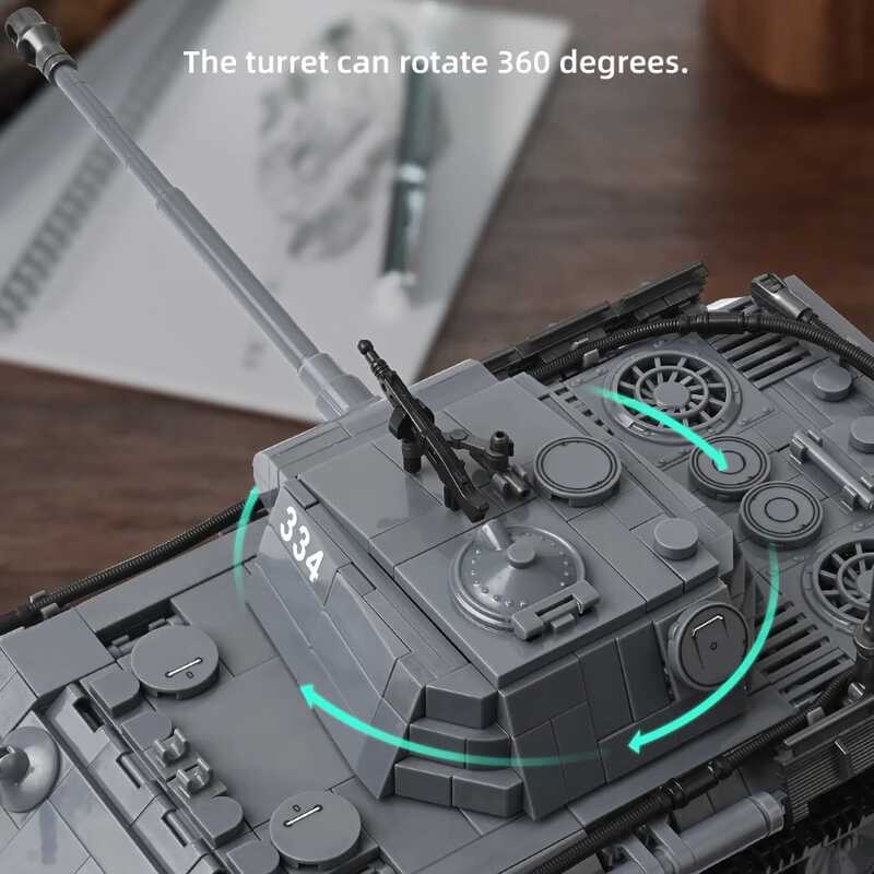 5 Gu021 Panther V Ww2 Tank Military Building Bloc German Armored Weapon ...