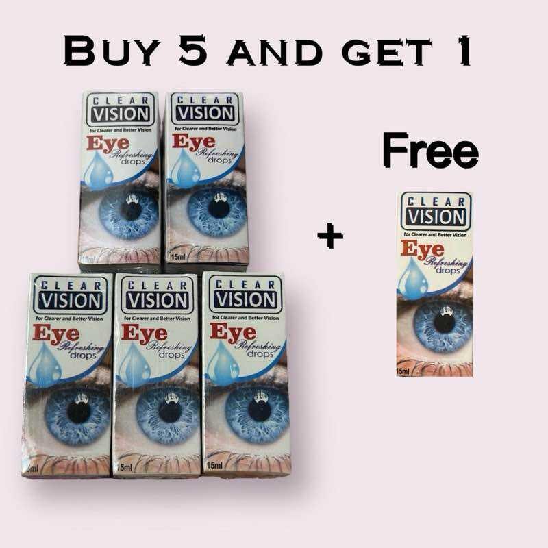 Clear Vision Eye Drops 5+1 Bundle offer | Shopee Philippines