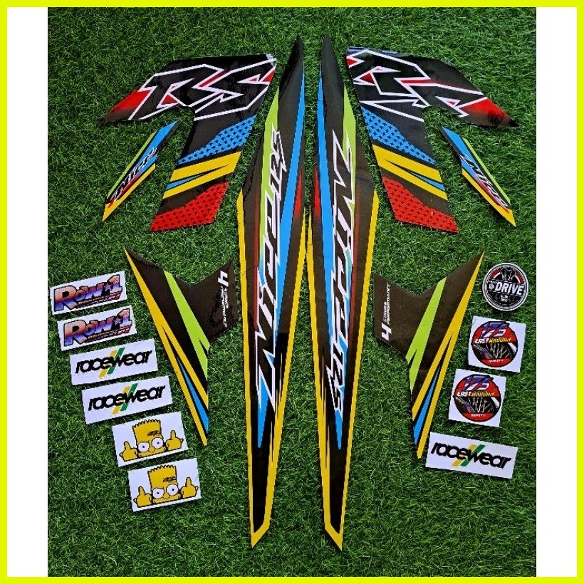 Honda Rs 125 Fi Decal Sticker (Nice Design) | Shopee Philippines