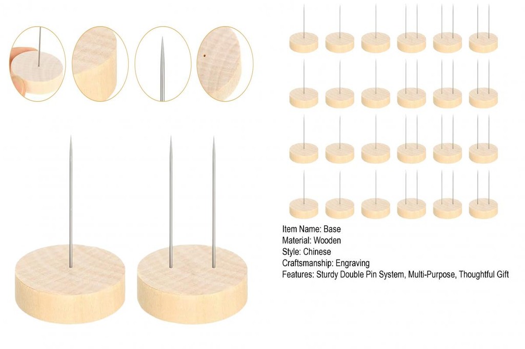 JD Double-pin Doll Stand Wooden Doll Display Stand Mini Doll Display ...