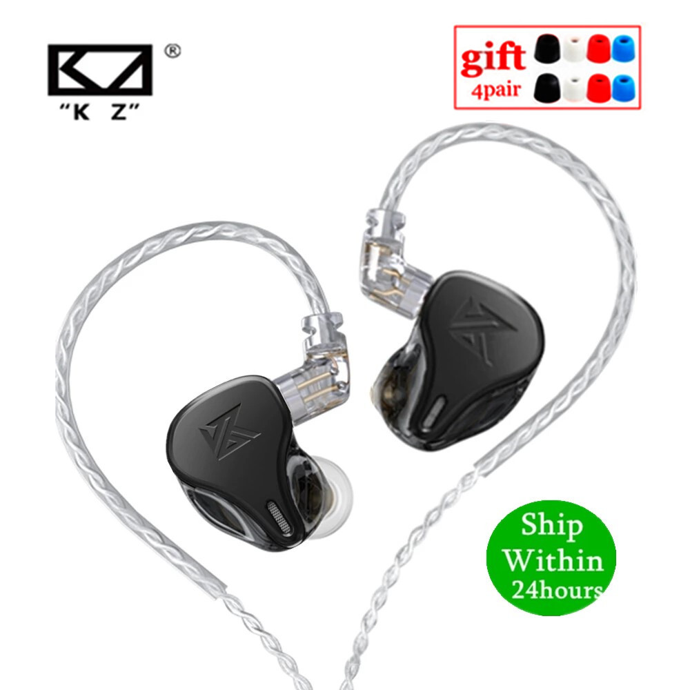 KZ Dq6 3Dd In-Ear Earphones HIFI Music Sport Headset With 2Pin Cablekz ZAX ZSX ASX Zs10 As12 ...