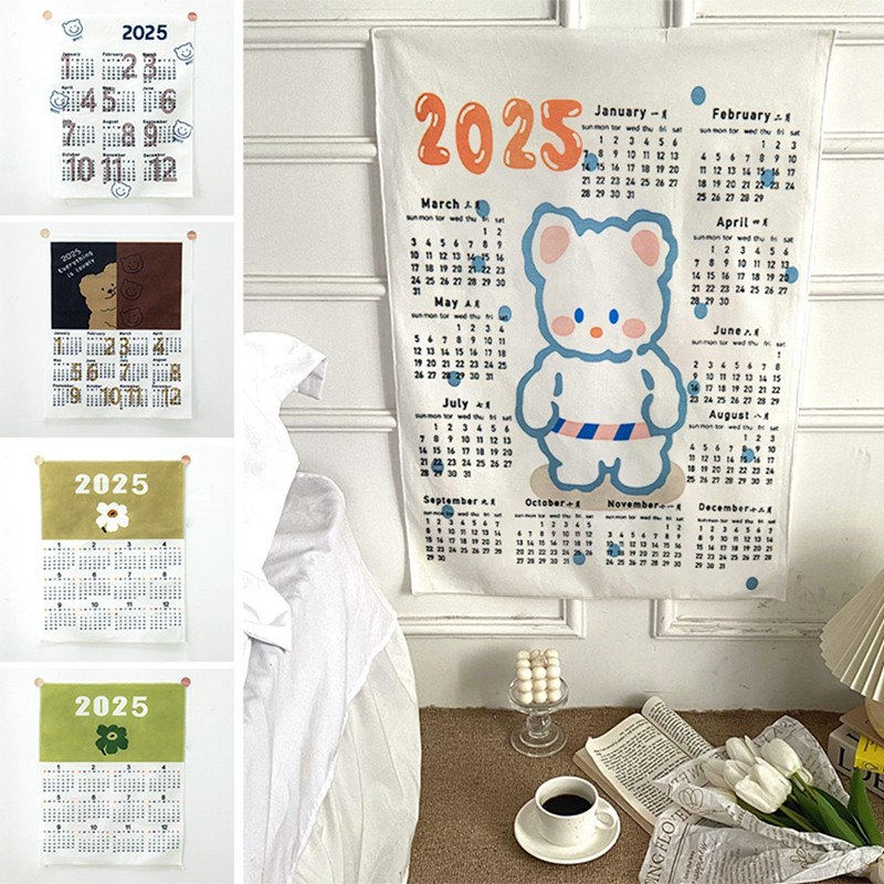 2025 Simple Hanging Cloth Making Plan Calendar Wall Decoration Hanging ...