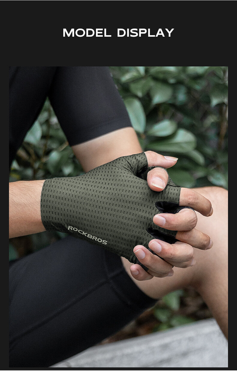 ROCKBROS Bicycle Cycling Glove Full Finger Breathable Anti-slip Shockproof Bike Glove Men Women ...