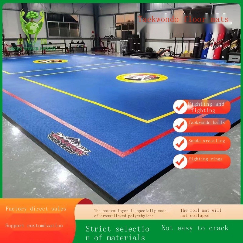 Gymnastics dance yoga roll mat Dance fighting wrestling Taekwondo Sanda ...