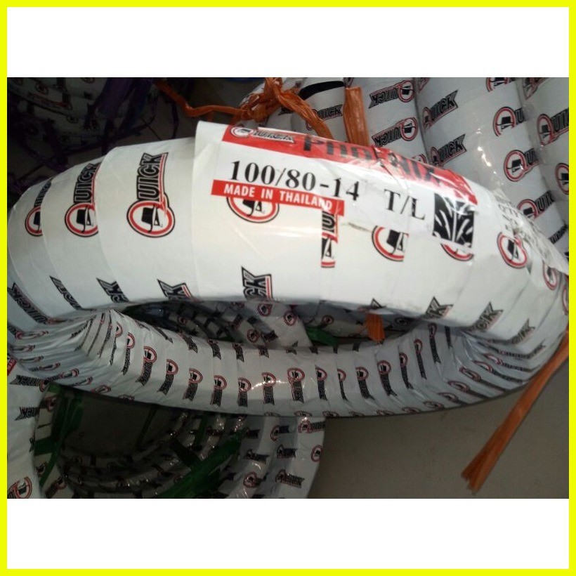 ♠ Quick Tubeless 100/80/14 with Free Pito and Tire sealant Made in ...