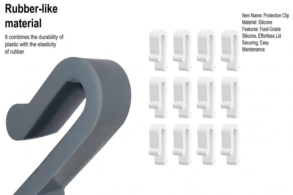 {xiapimart} Enameled Cast Iron Protector Cutlery Protection Clip ...