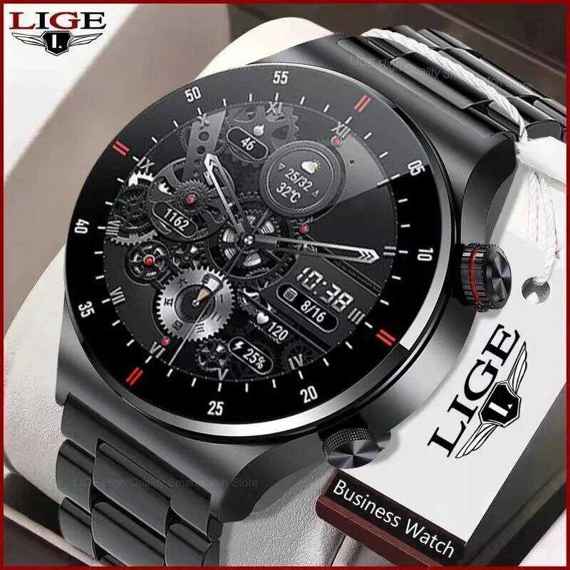 Ecg+Ppg LIGE Bluetooth Call Smart 2023 Sports Bracelet NFC Waterproof Custom Watch Face Men ...