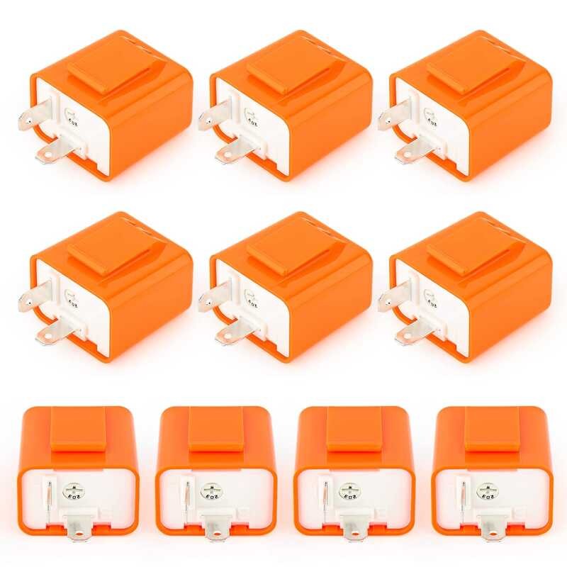 2-Pin QCDENG 10PCS 12V DC Adjustable LED Turn Signal Flasher Relay ...