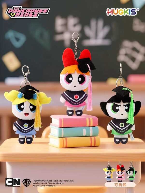 HUGKIS Powerpuff Girls Graduation Season Plush Pendant Bachelor's ...