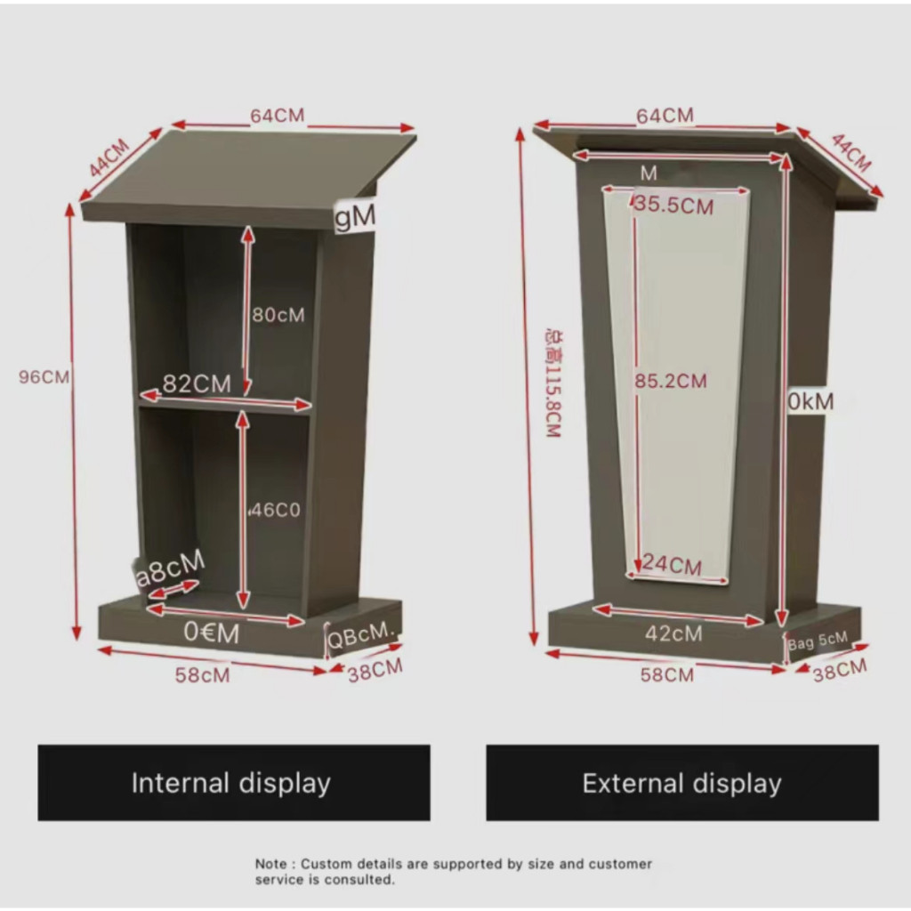 New: Podium Podium Reception desk Meeting chair desk Welcome desk ...