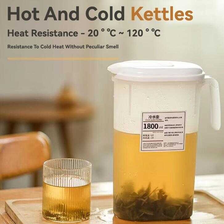 1800/2500ML Fruit tea bottle beverage bucket with scale cold water ...