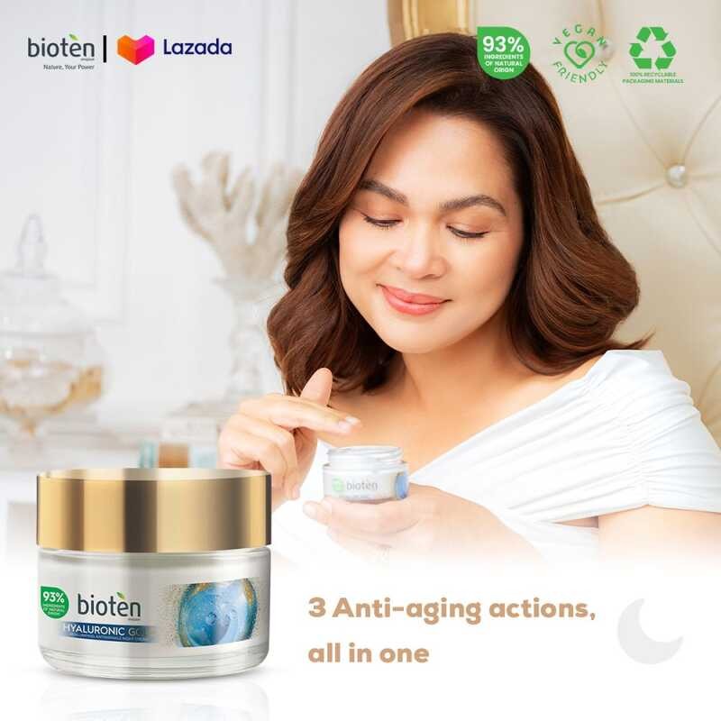 Hyaluronic Bioten Gold Night Cream 50Ml | Shopee Philippines