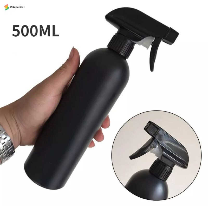Matte Powerful Sprayer 500Ml Black Trigger Alcohol Spray Bottle For ...