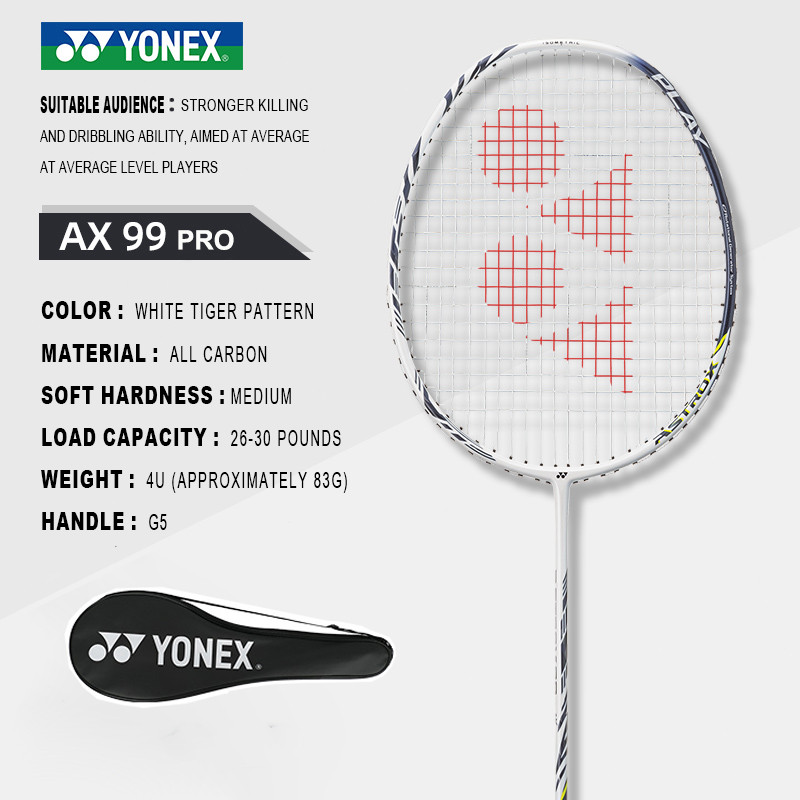 YONEX ORIGINAL ASTROX 99 PRO Badminton Racket Full Carbon Single 4U 26-30LBS 83g Made In Japan ...