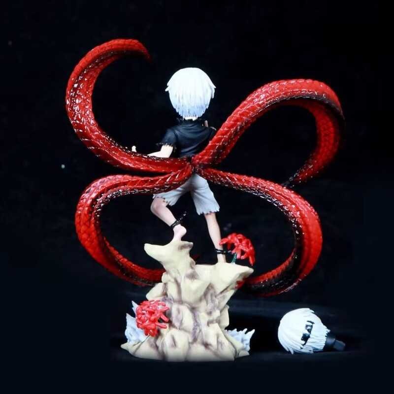 Kaneki Ken GK White Hair Double-Headed Sculpture Four Hezi Form ...