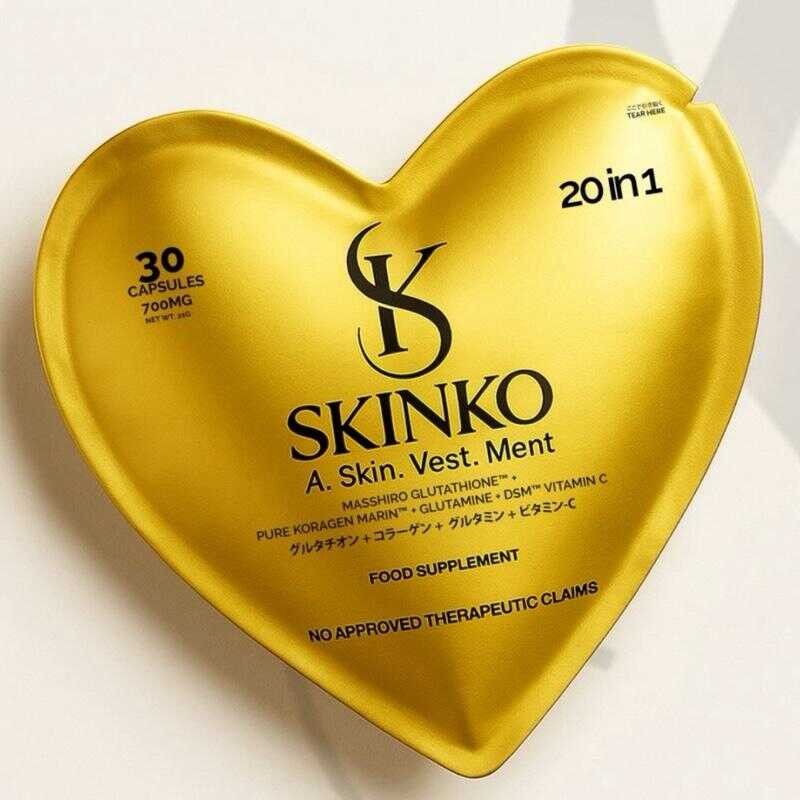 Skinko Glutathione With Vitamin C – Skin Support Supplement (30 ...