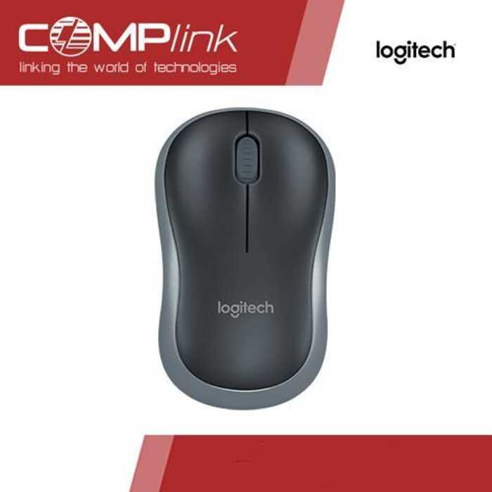 LOGITECH M185 Gray Black Wireless Mouse D06 | Shopee Philippines