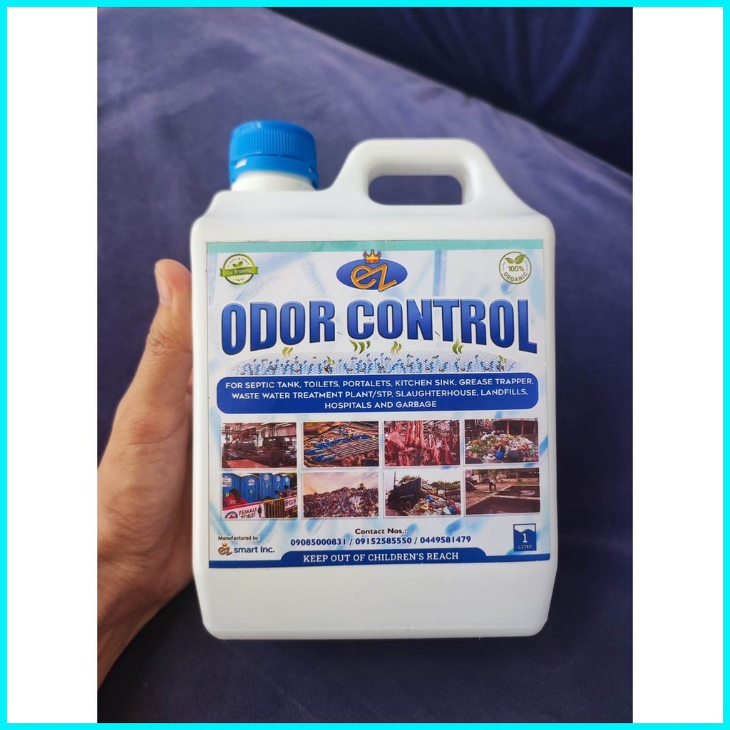 Ez Odor Control 1 Liter | For Septic Tank, Toilets,Kitchen Sink and ...