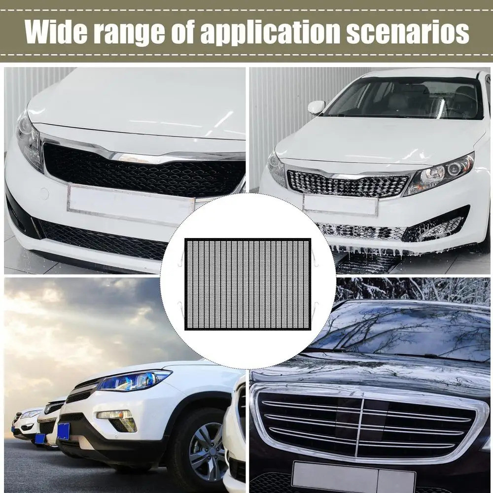 Car Radiator Grille Mesh Net Front Grill Protector Anti Insect Stone ...