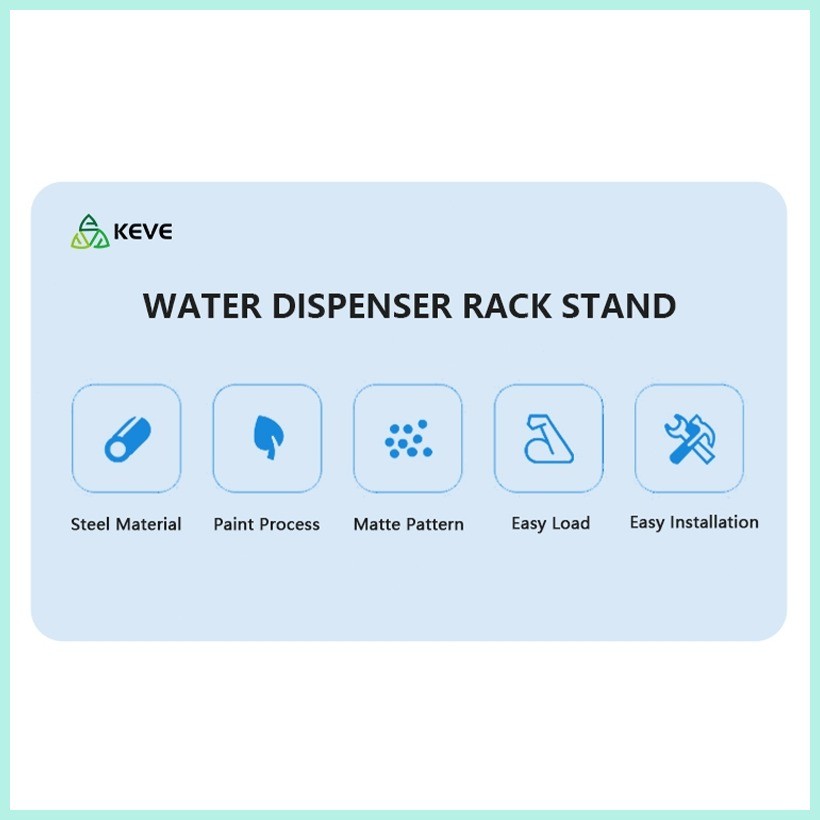 KEVE 3/4/5 Layers Water Gallon Rack Mineral Water Rack Stand Water ...