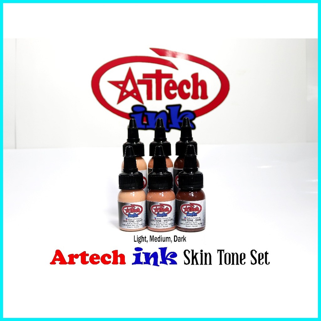 ARTECH INK Tattoo Ink [Skin Tone Set] by BONG ARQUINES | Shopee Philippines