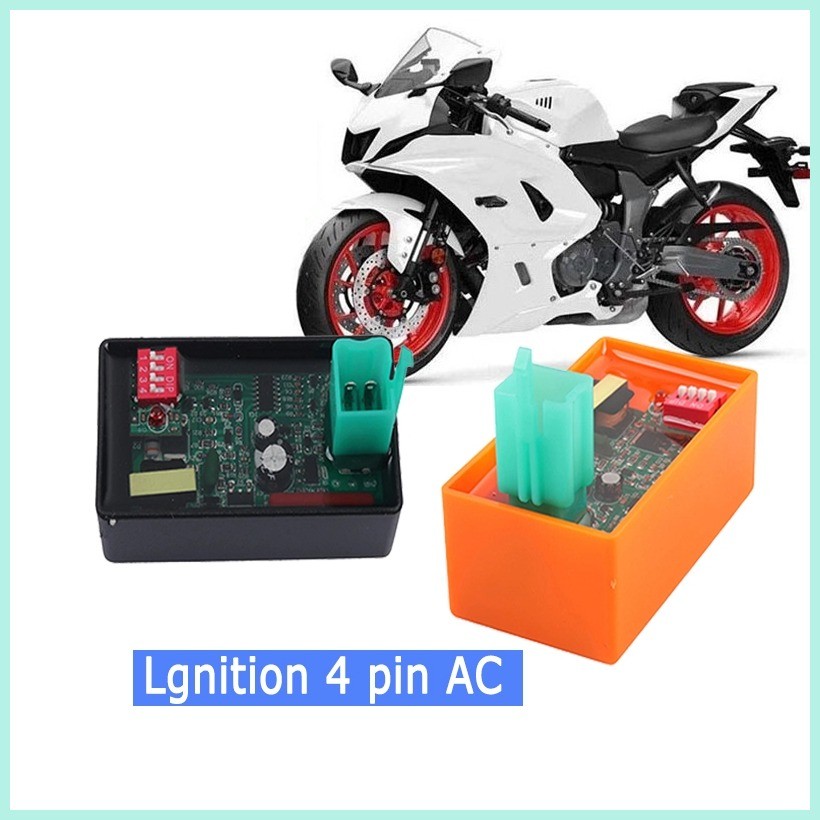 Programmable CDI For Motorcycle Lgnition 4 Pin DC CDI Racing Box DIP ...