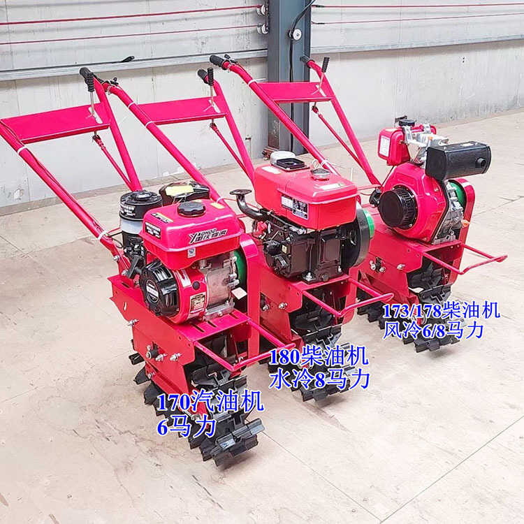 Weeding Cornfield Machine Hand Push 180 Water-Cooled Diesel Cultivator ...