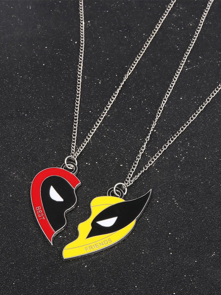 Deadpool 3 Deadpool & Wolverine Pendant Necklace Deadpool Wolverine ...