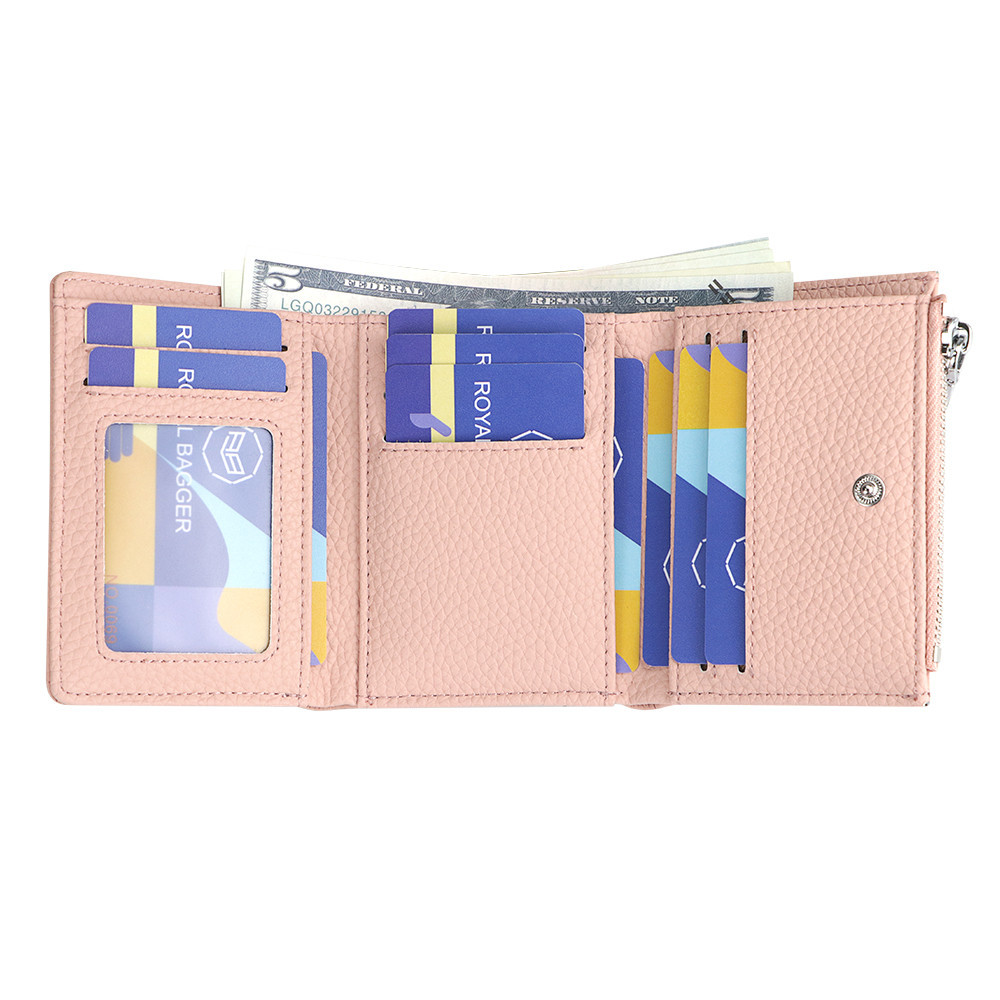 Royal Bagger Genuine Leather Women's Short Wallets with RFID Blocking ...