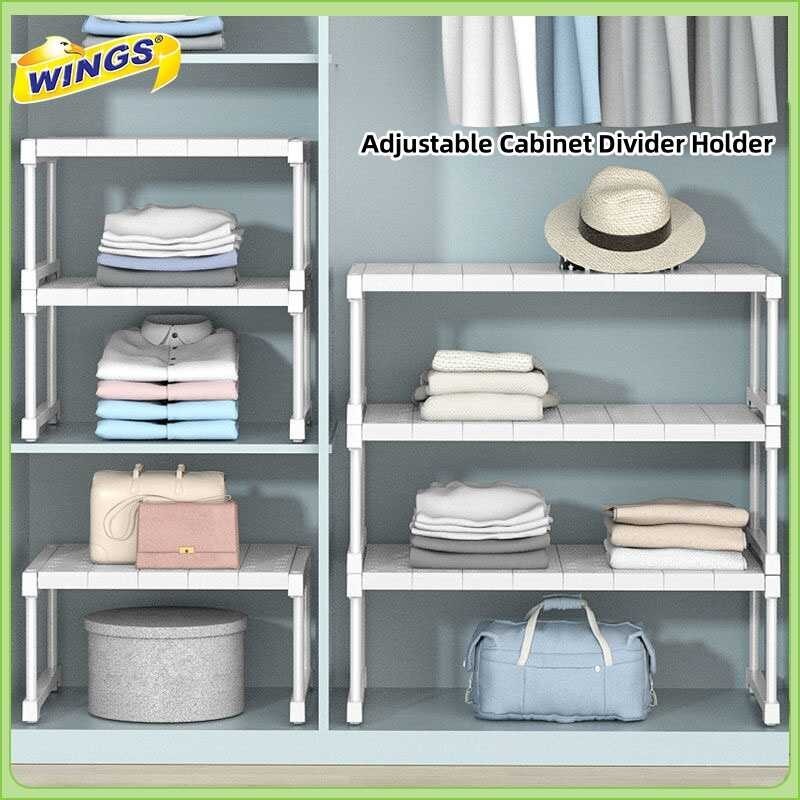 WINGS Adjustable Cabinet Divider Expandable Partition Board Layered ...