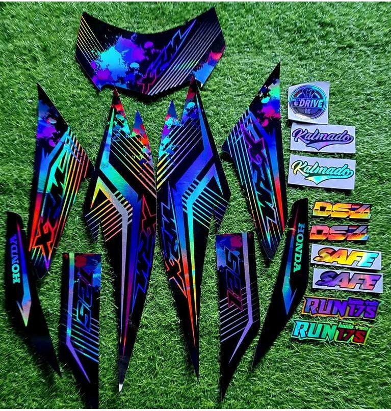 XRM 125 HONDA TRINITY DECAL STICKER MALAYSIAN Na Disenyo | Shopee ...