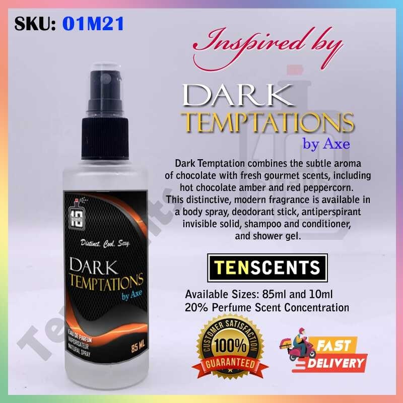 TENSCENTS 85ml Dark Temptations Axe Inspired Oil Based Perfume for Men ...