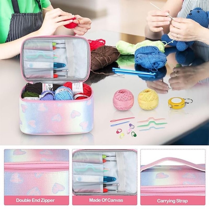 【Fast delivery】Beginner Crochet Kit For Crochet tools set And Kids ...