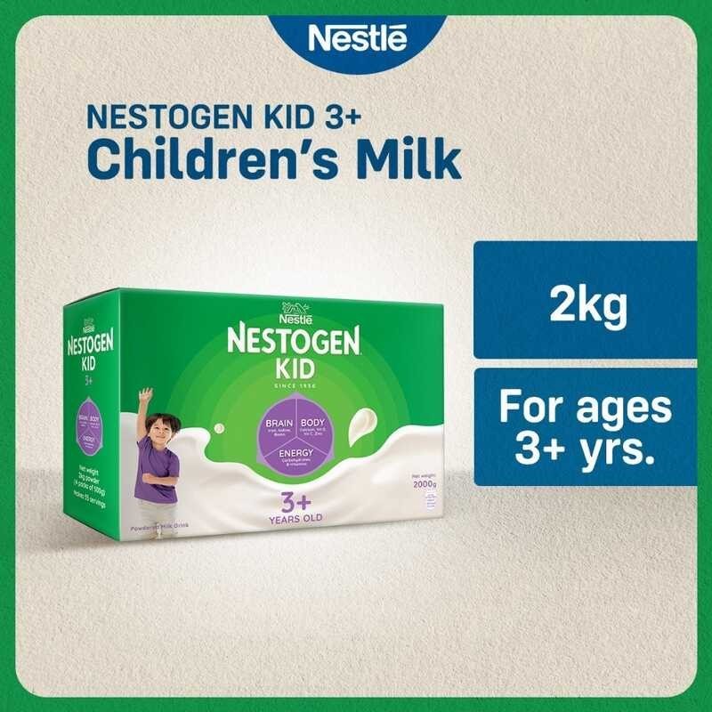 2025 NESTOGEN KID 3+ Powdered Milk For Children Above 3 Years Old 2kg ...