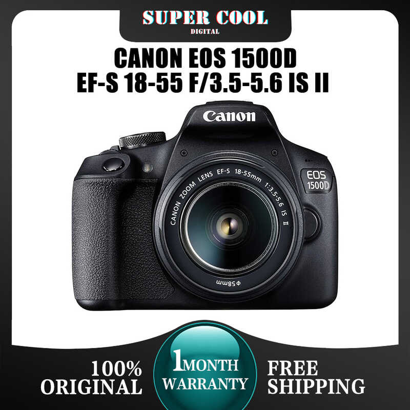 Canon EOS 1500D na may EF-S 18-55mm f/3.5-5.6 IS II Lens Kit Set ...