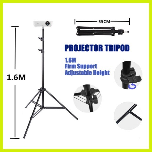 ⭐ Simple Projector Screen Matte White Screen/ Tripod Stand projector ...